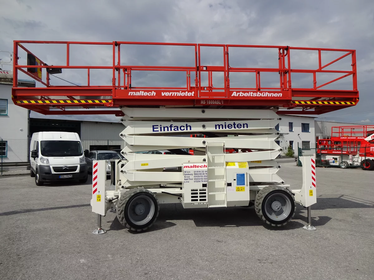 Scheren-Arbeitsbühne MS 180DASL | maltech.com